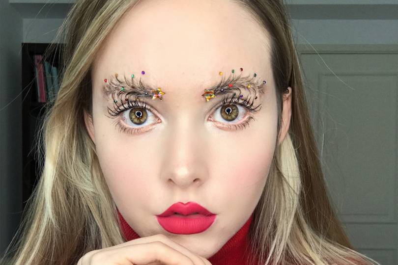 Weird Beauty: There's A Christmas Tree Brow Trend | Glamour UK