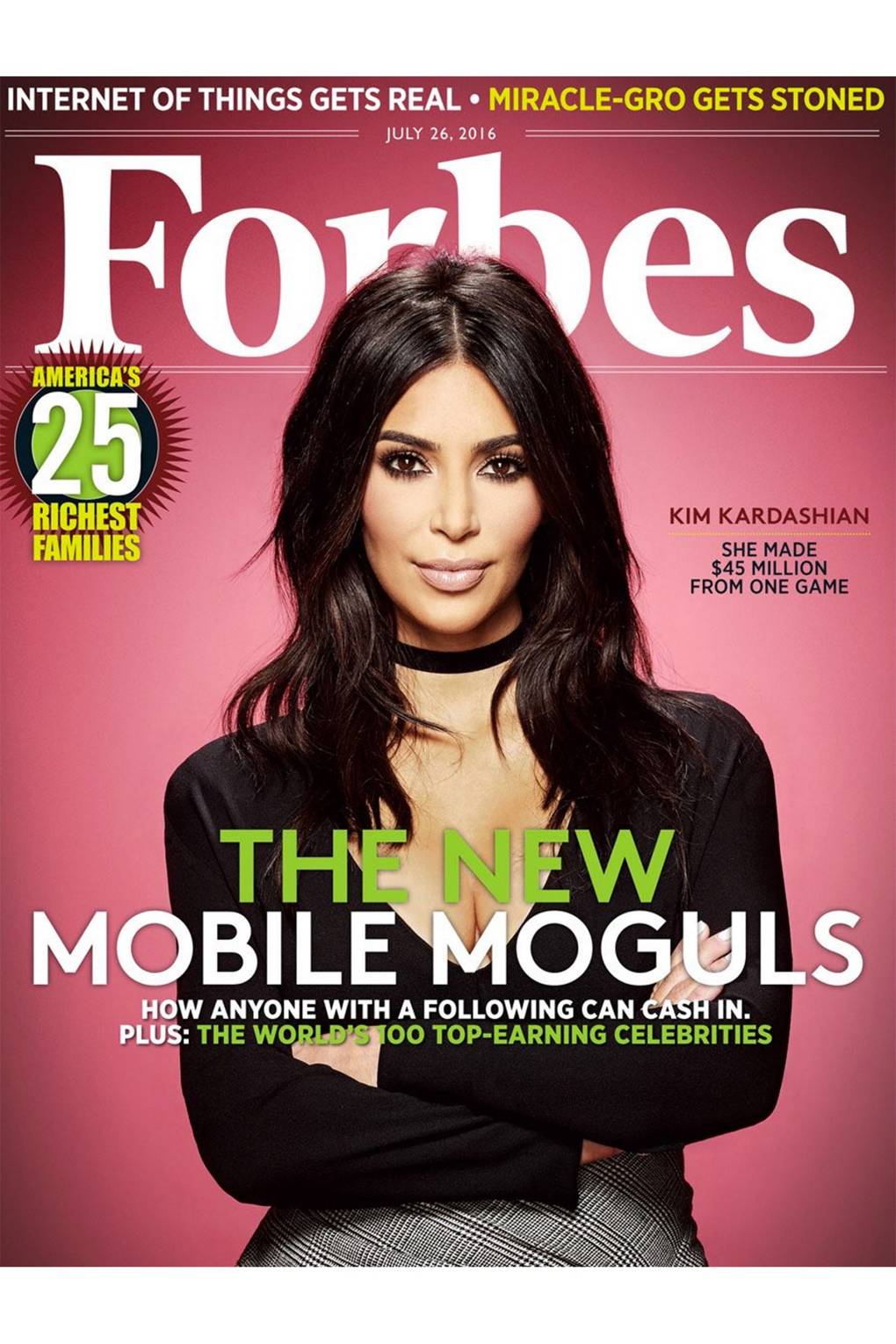 Kim Kardashian Forbes magazine cover | Glamour UK