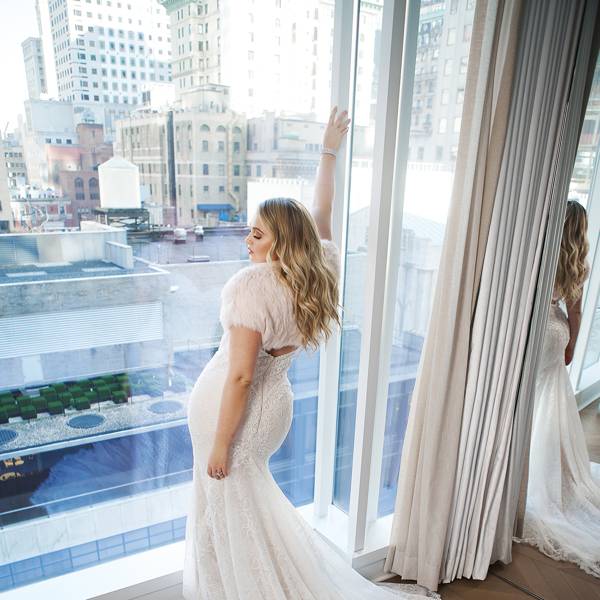 Iskra Lawrence Stars In Stunning New Bridal Campaign | Glamour UK