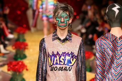 Political fashion week moments: white bandanas at the autumn winter ...