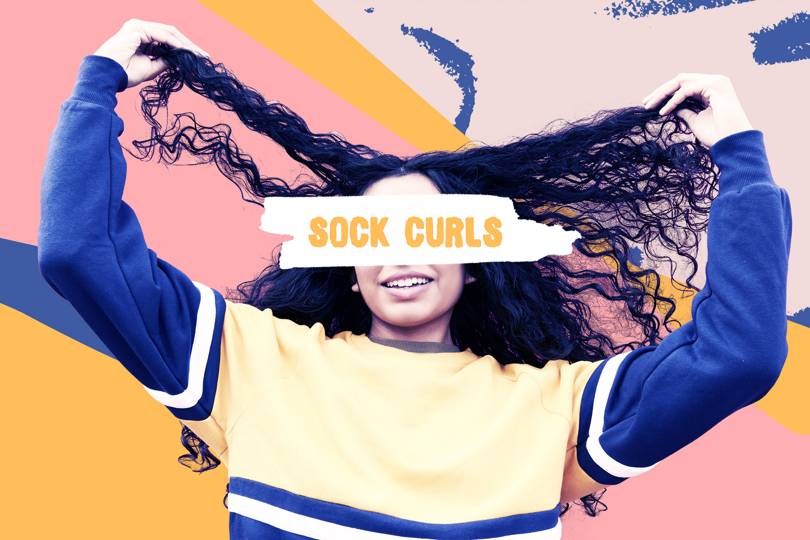 TikTok Sock Curls: How To Curl Your Hair With Socks | Glamour UK