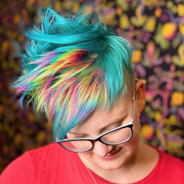 Rainbow Fringe Hair Trend 2020 | Glamour UK