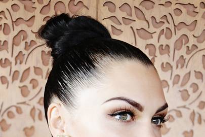 Jessie J’s cool sleek bun - celebrity hair and hairstyles | Glamour UK