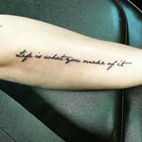 Quote tattoo design ideas - best cute quotes | Glamour UK