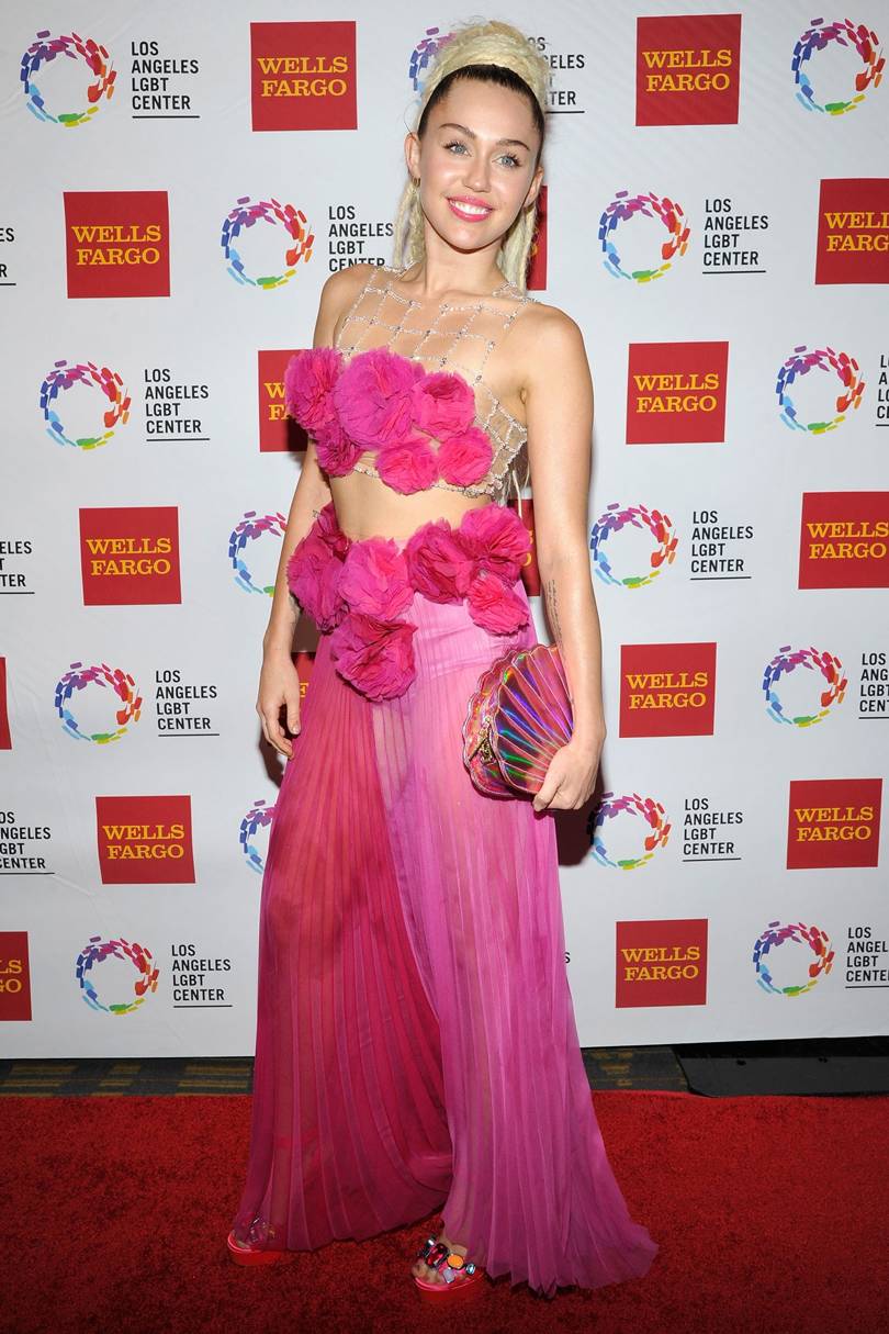 Celebrities wearing pink 2017 | Glamour UK