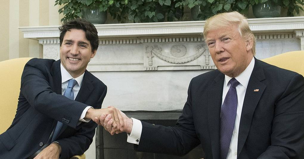 Trump Trudeau handshake - funniest twitter memes | Glamour UK
