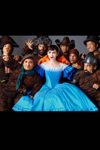 Lily Collins as Snow White - film photos | Glamour UK