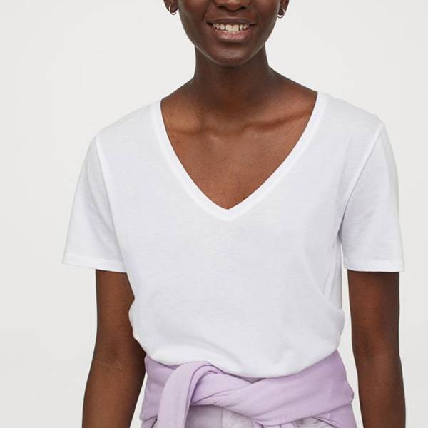 23 Best V-Neck T-Shirts For Women That Every Wardrobe Needs | Glamour UK