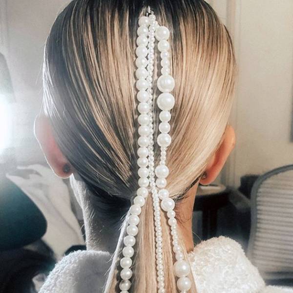 Pearl Hair Accessories: The 2020 Pearl-Speckled Hair Trend | Glamour UK