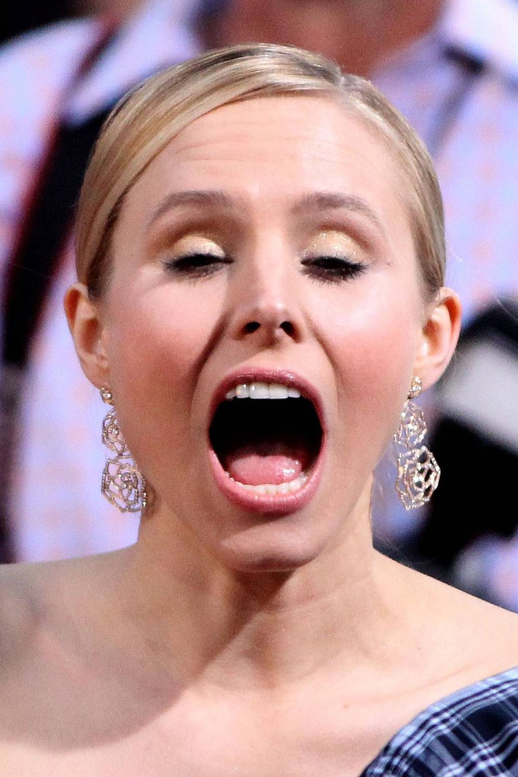 Celebrities pulling funny faces | Glamour UK