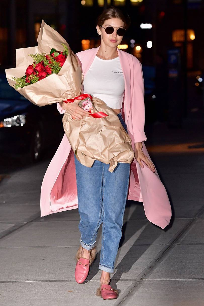 Celebrities wearing pink 2017 | Glamour UK