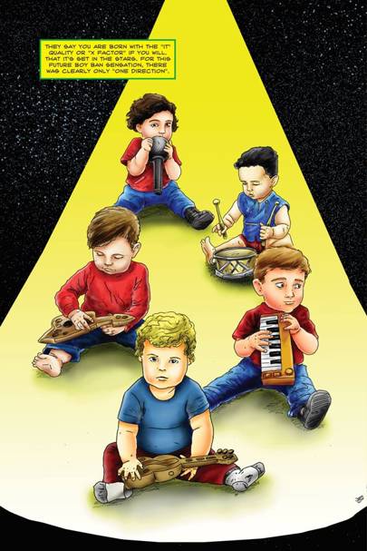 Fame: One Direction Comic Strip Pics – celebrity pics | Glamour UK