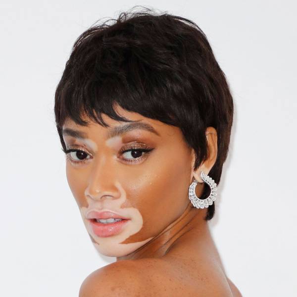 Winnie Harlow hair - best celebrity hairstyles & beauty 2017 | Glamour UK