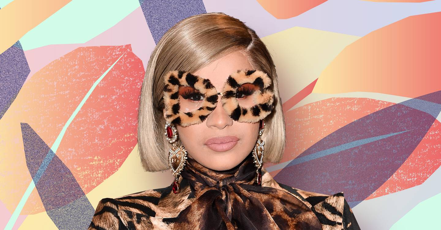 Cardi B Slays The Front Row In Milan Wearing Head-to-Toe Leopard ...