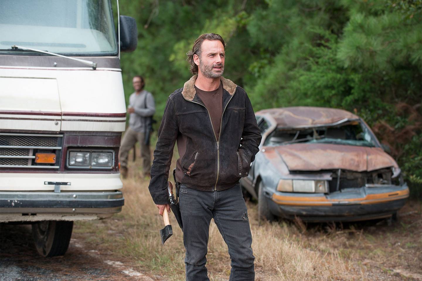 The Walking Dead season 6 cast & crew interview - Andrew Lincoln ...