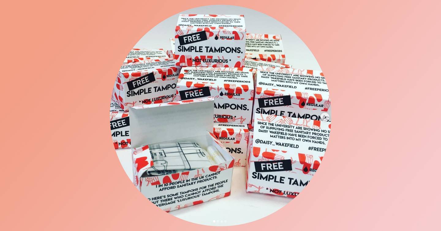 Daisy Wakefield Is Tackling Period Poverty At Her University In The ...
