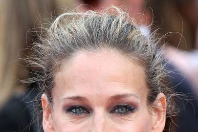 Sarah Jessica Parker’s messy bun - celebrity hair and hairstyles ...