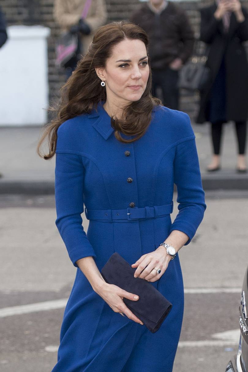 Kate Middleton Wearing Blue: The Duchess In Pantone Colour of the Year ...