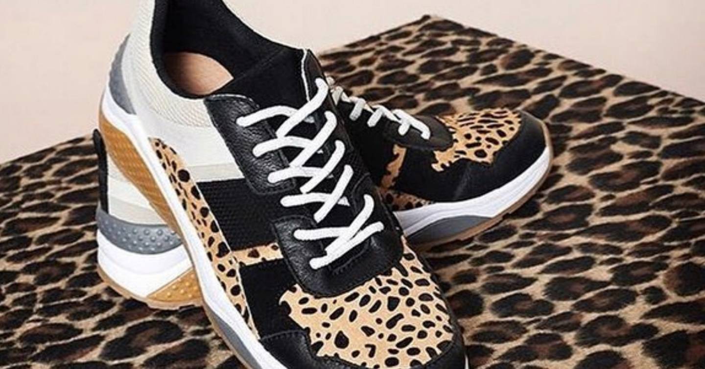M&S Has Restocked Its Sell-Out Leopard Print Trainers | Glamour UK