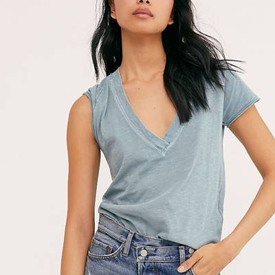 23 Best V-Neck T-Shirts For Women That Every Wardrobe Needs | Glamour UK
