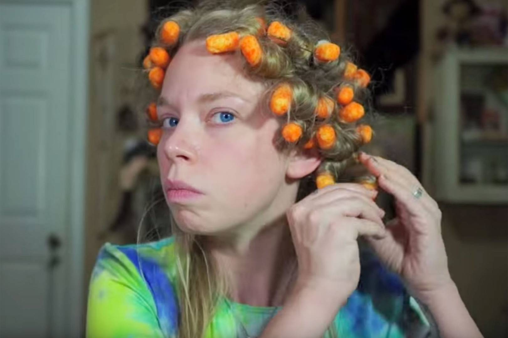 Can you curl your hair with Cheetos? Pictures & how to tutorial ...