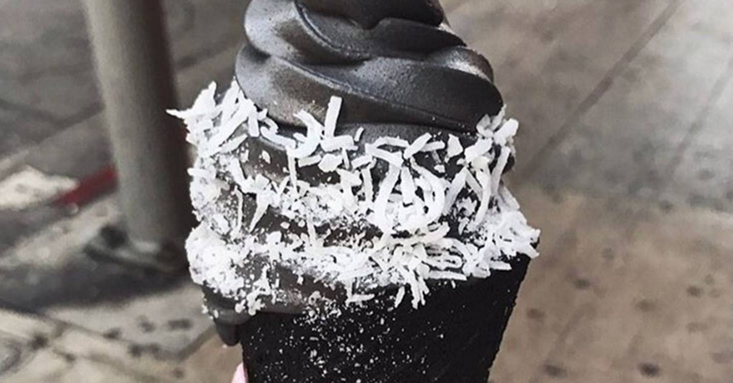 Black Ice Cream Goes Viral Thanks To Little Damage in Los Angeles ...