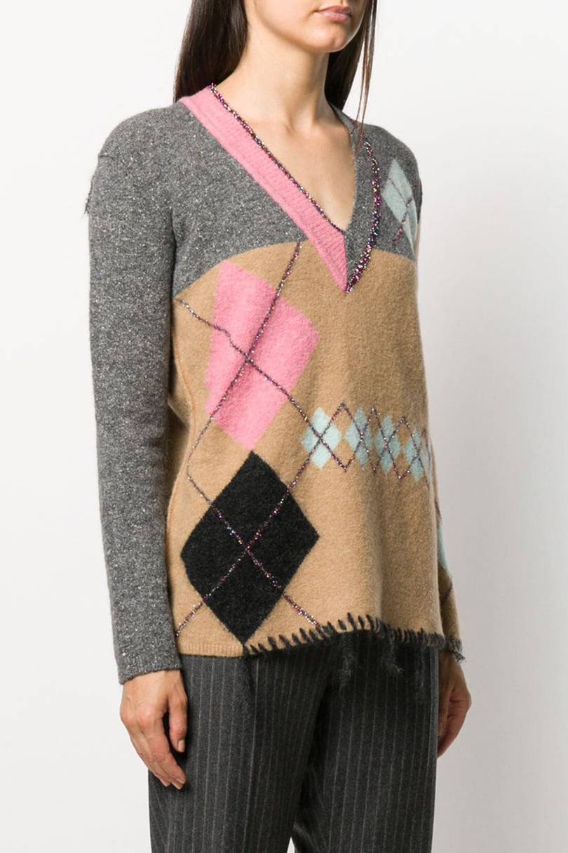 Argyle Knits Are The Newest Knitwear Trend We're Obsessed With | Glamour UK