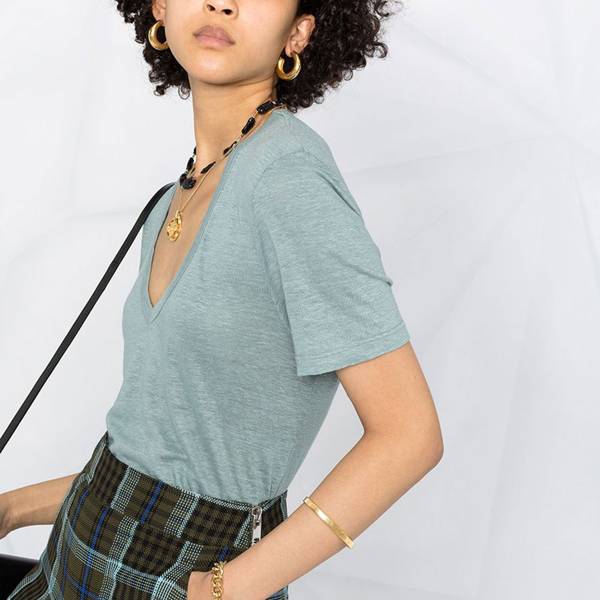23 Best V-Neck T-Shirts For Women That Every Wardrobe Needs | Glamour UK